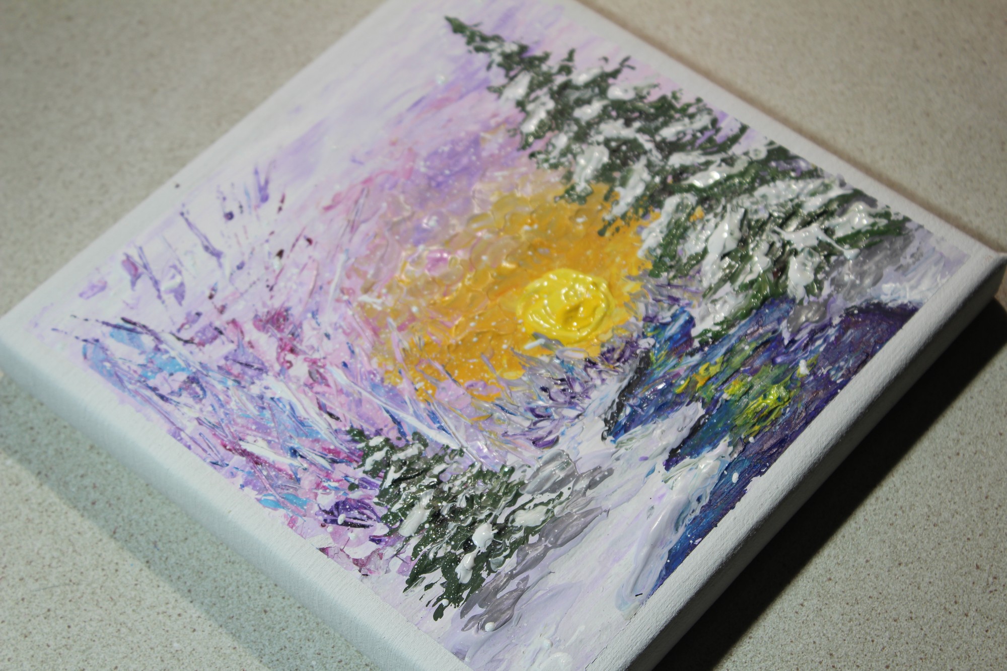 Impasto Techniques On Canvas